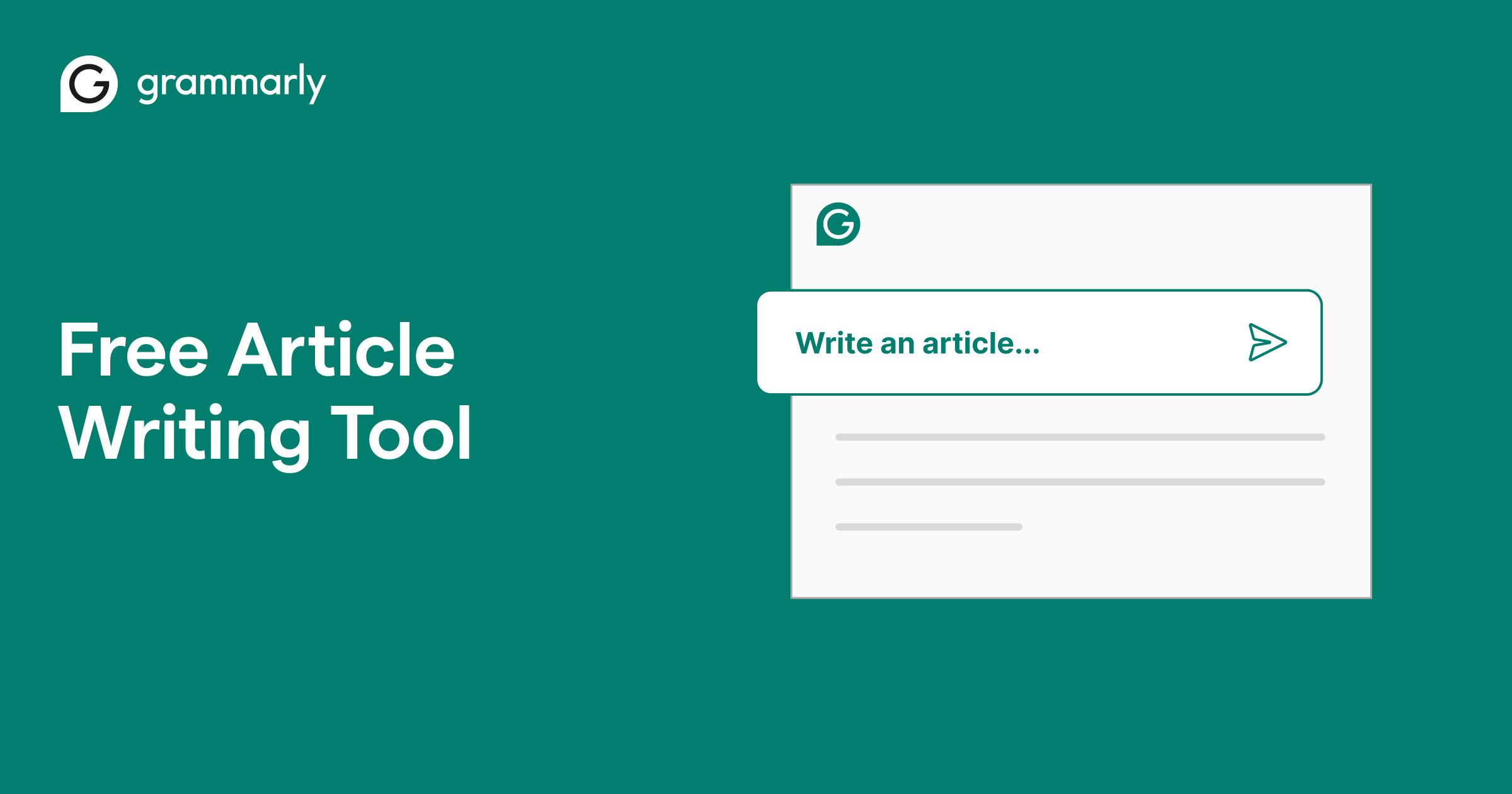 Free AI Article Writer & Generator | No Sign-up Required