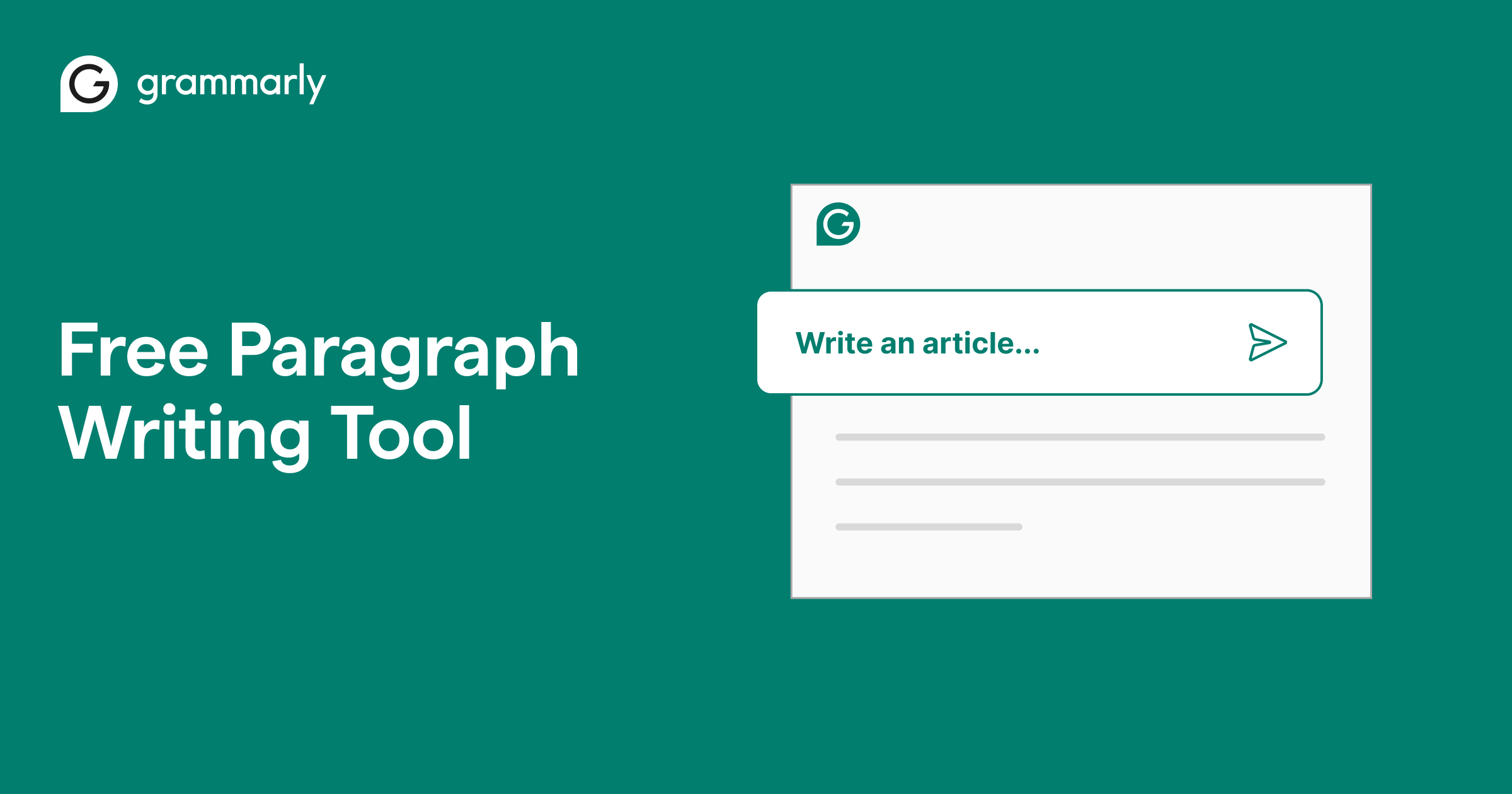 Free AI-powered Paragraph Generator & Writer