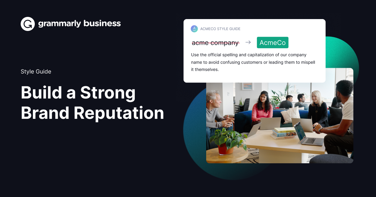Create a Custom Style Guide | Grammarly Business