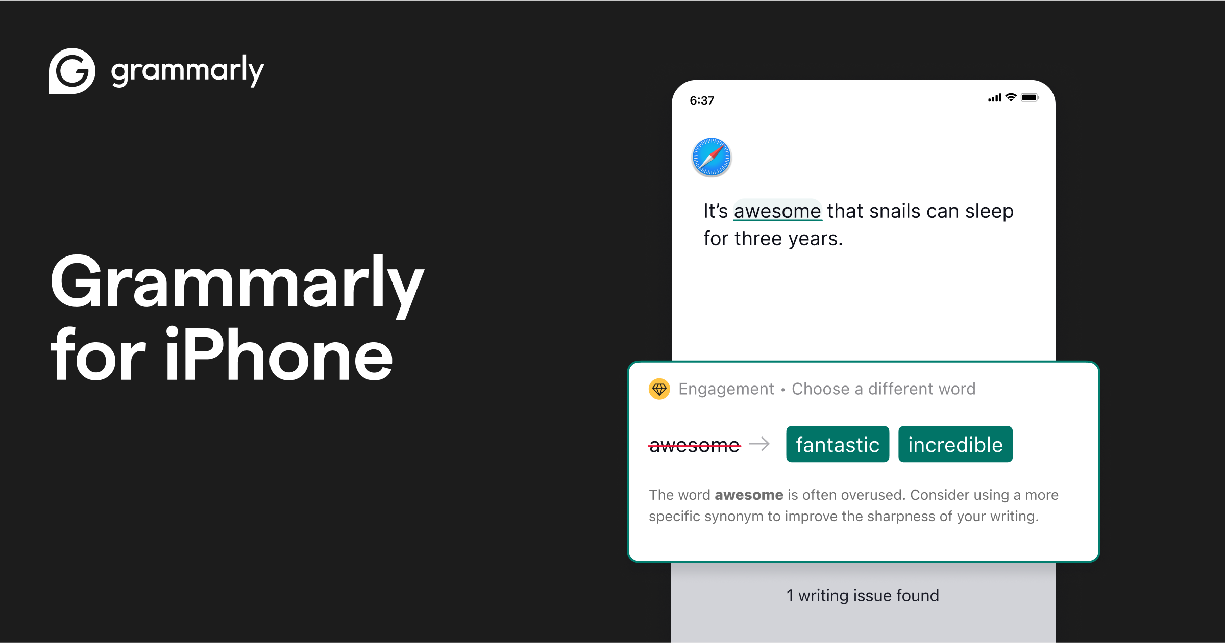 Grammarly for iPhone | Grammarly