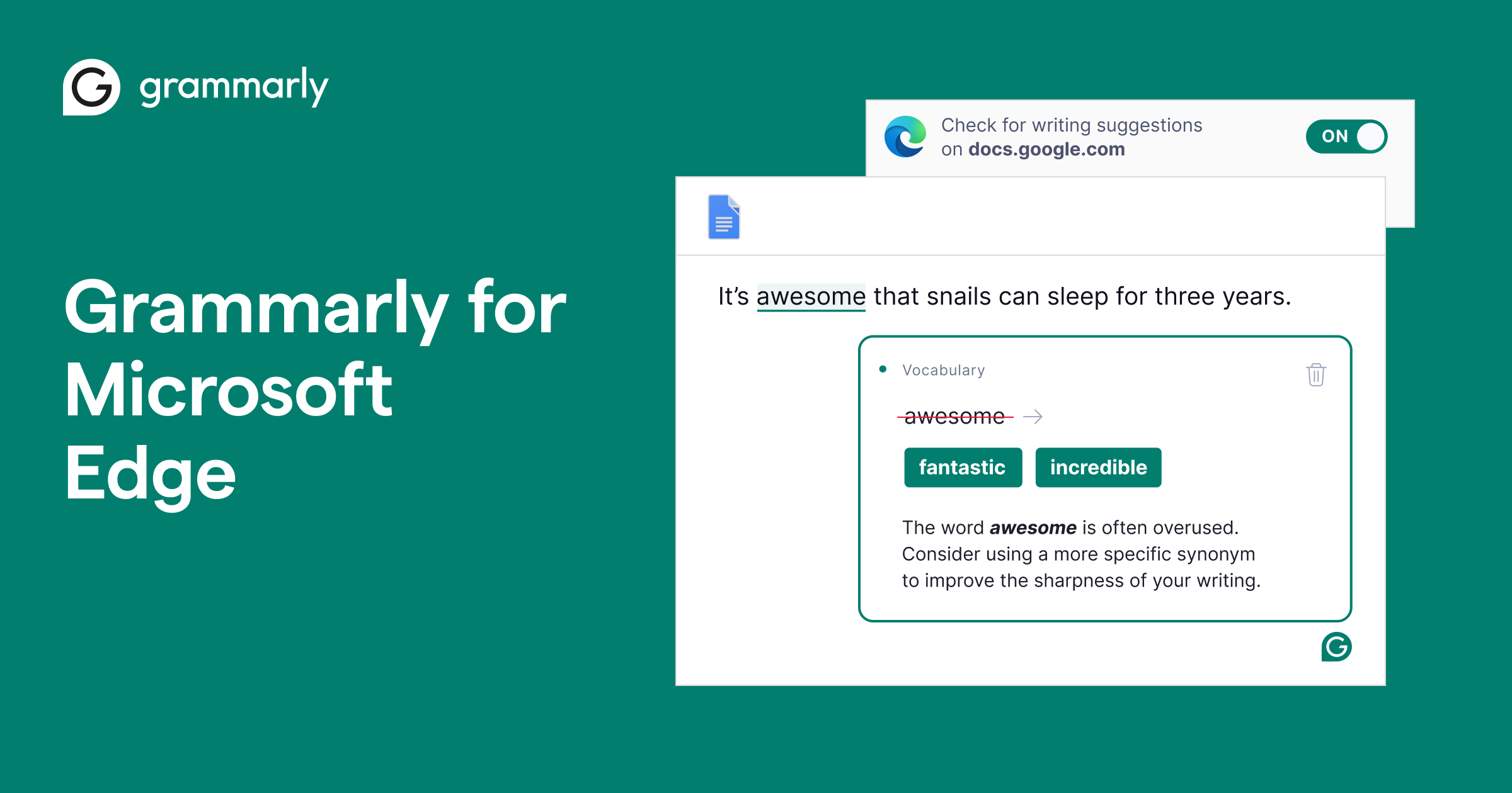 Grammarly for Microsoft Edge | Grammarly