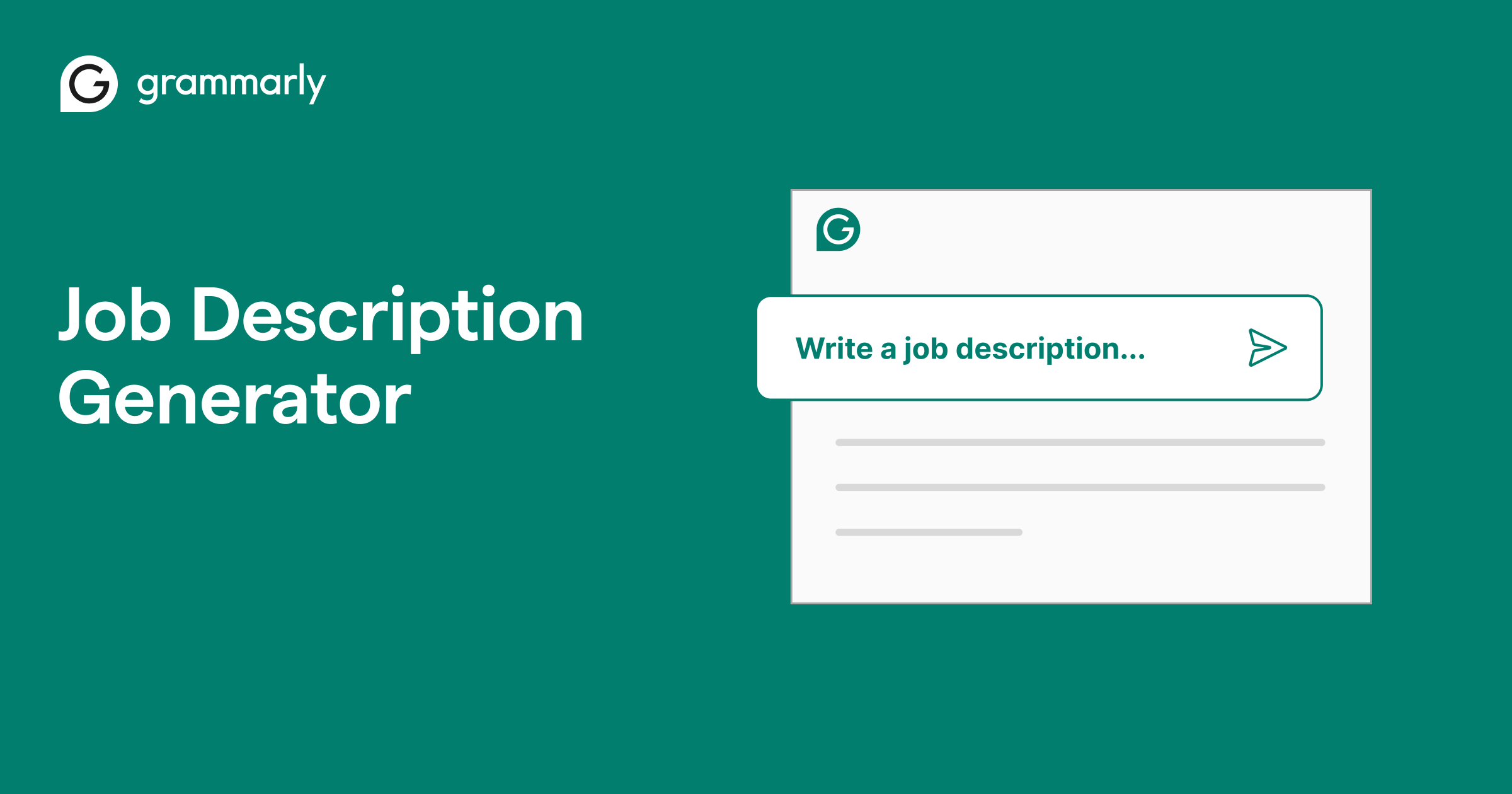 Free AI Job Description Generator | No Sign-up Required