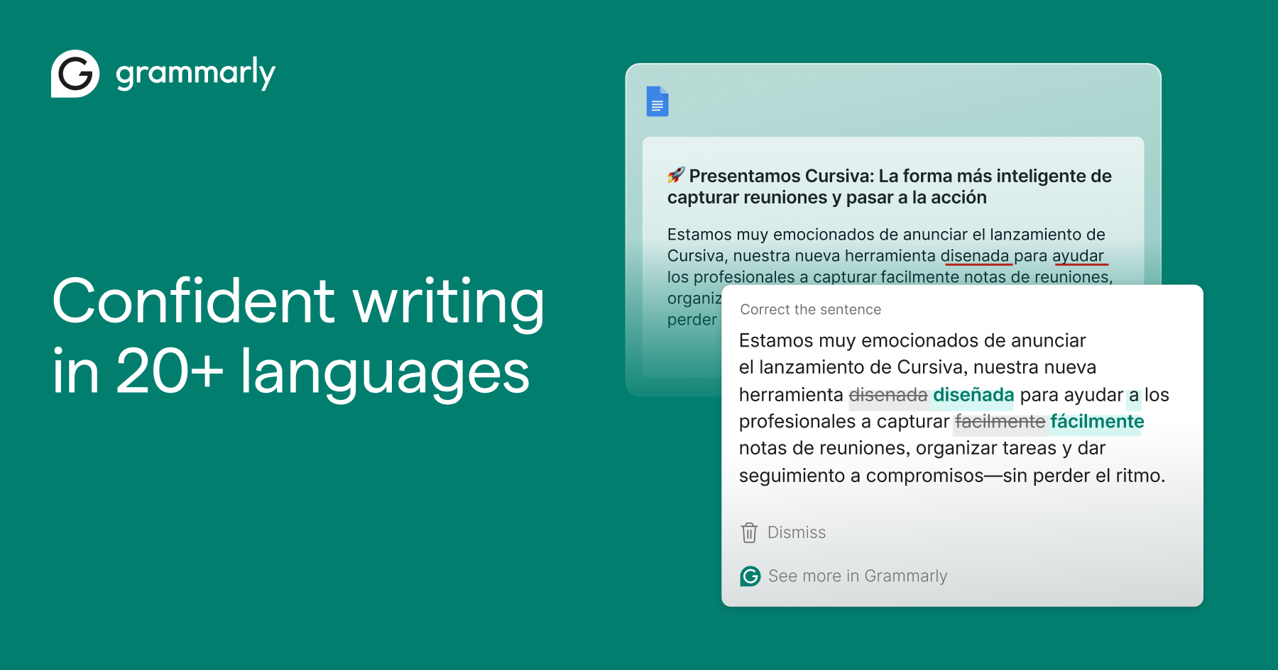 Transform your writing in languages spanning Spanish to Italian
