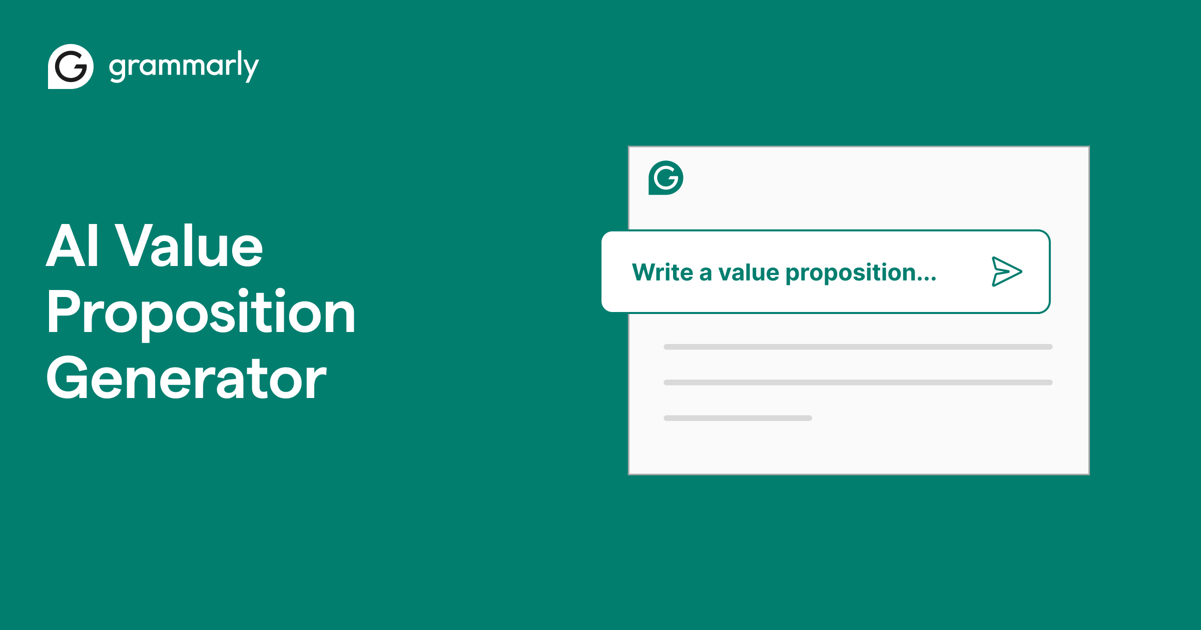 Free AI Value Proposition Generator | No Sign-up Required