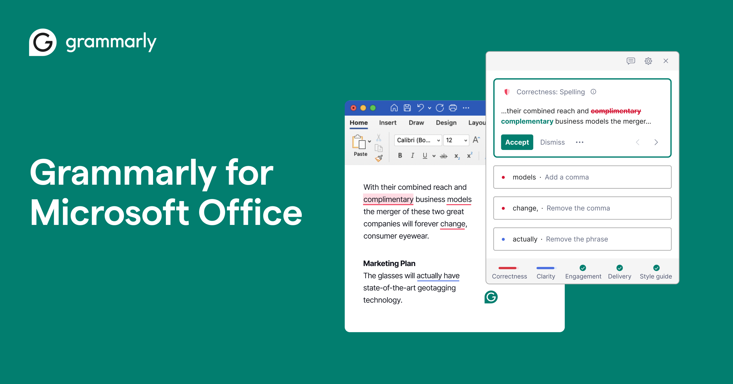 Grammarly for Microsoft Office